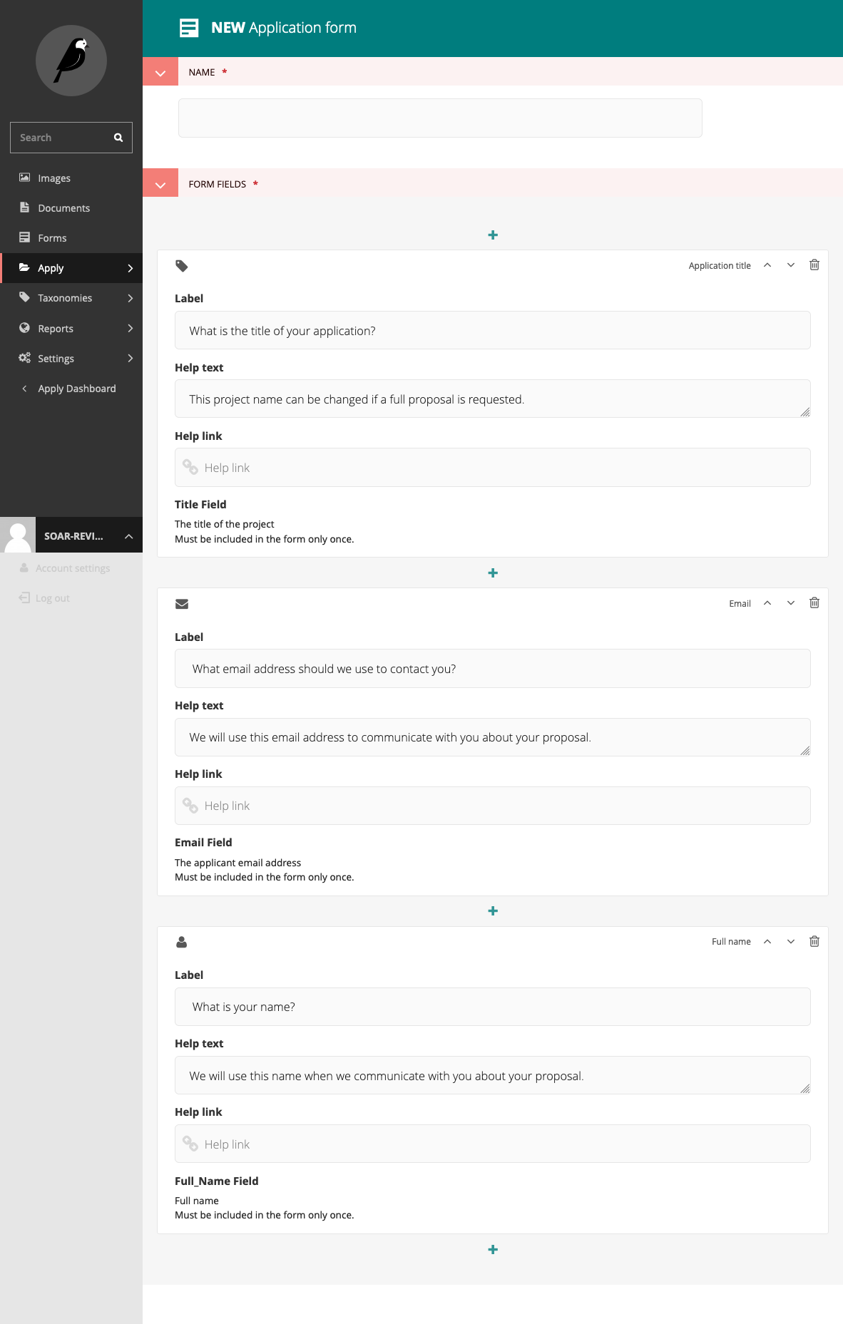 Automatically add Wagtail system required field when creating new application forms · Issue ...