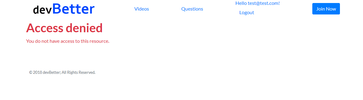 Add link for how to sign up on Access Denied page · Issue #45 · DevBetterCom/DevBetterWeb · GitHub