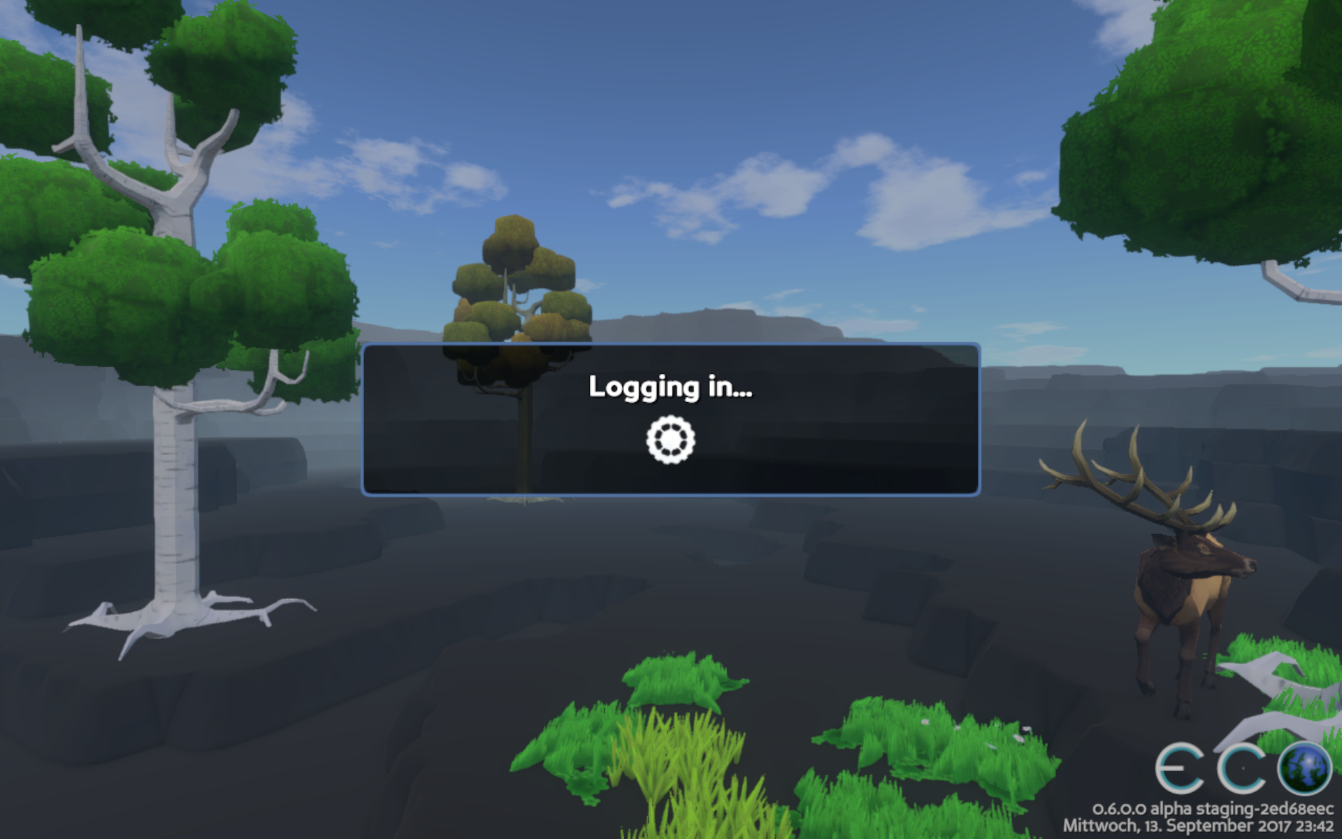 Alpha.6 [2ed68eec] Stuck on logging in · Issue #2107 · StrangeLoopGames/EcoIssues · GitHub