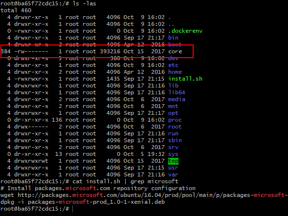 Core File Included With Latest Image · Issue 372 · Microsoft Mssql Docker · Github