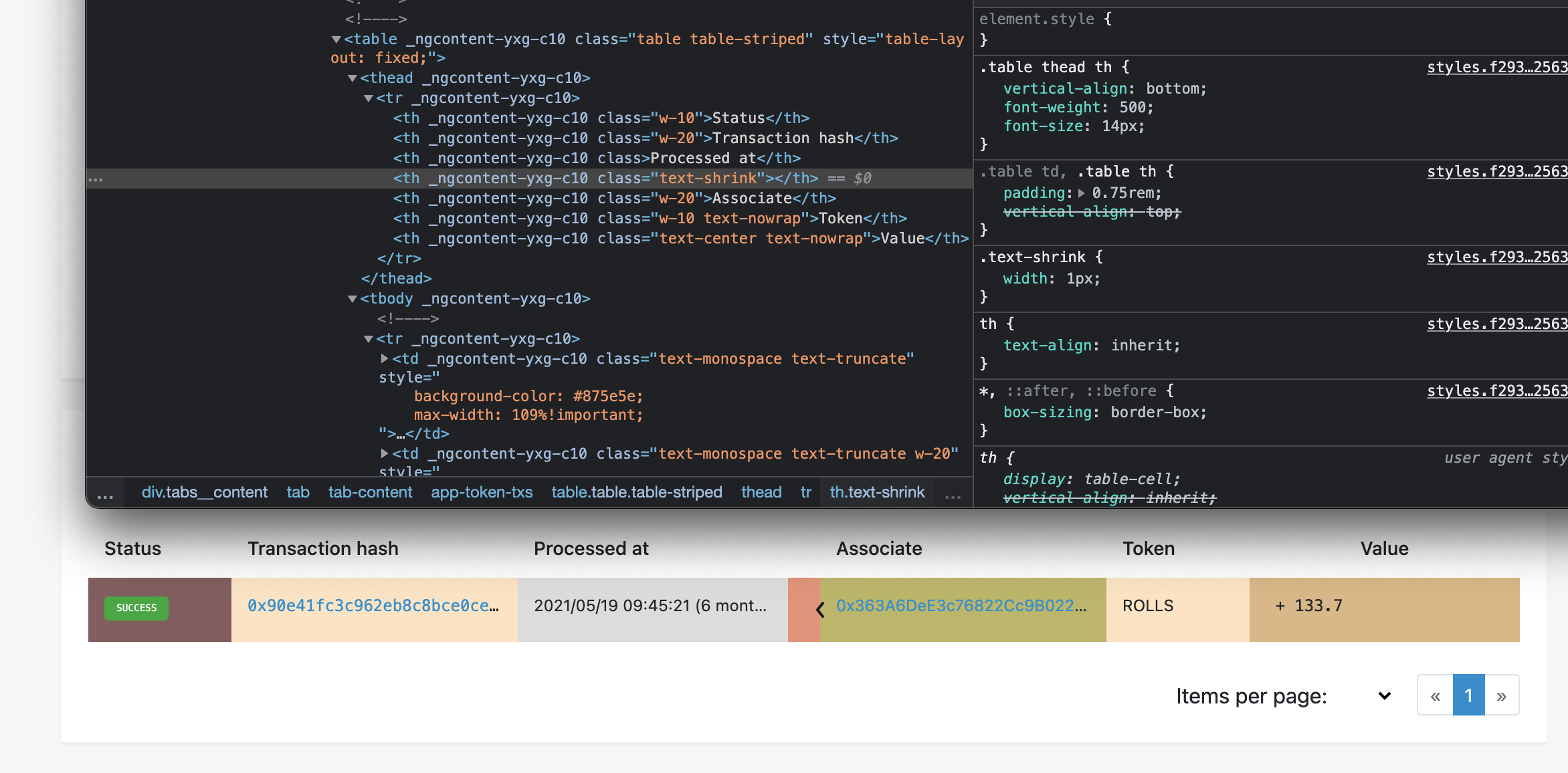All token transfers show failed chip · Issue #541 · gochain/explorer · GitHub
