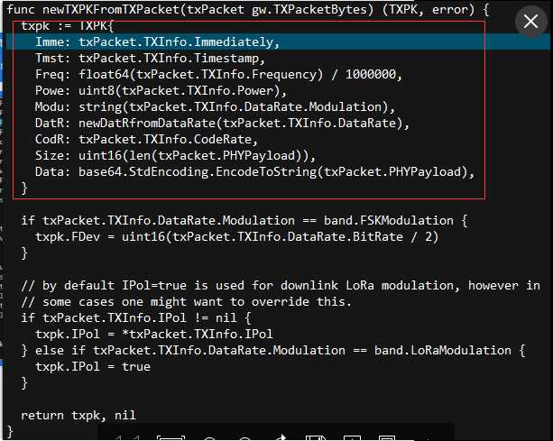 newTXPKFromTXPacket miss RFCh · Issue #36 · chirpstack/chirpstack-gateway-bridge · GitHub