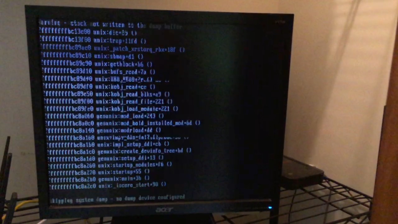 "Double fault" panic on boot with 20180524T002819Z · Issue #785 · TritonDataCenter/smartos-live ...