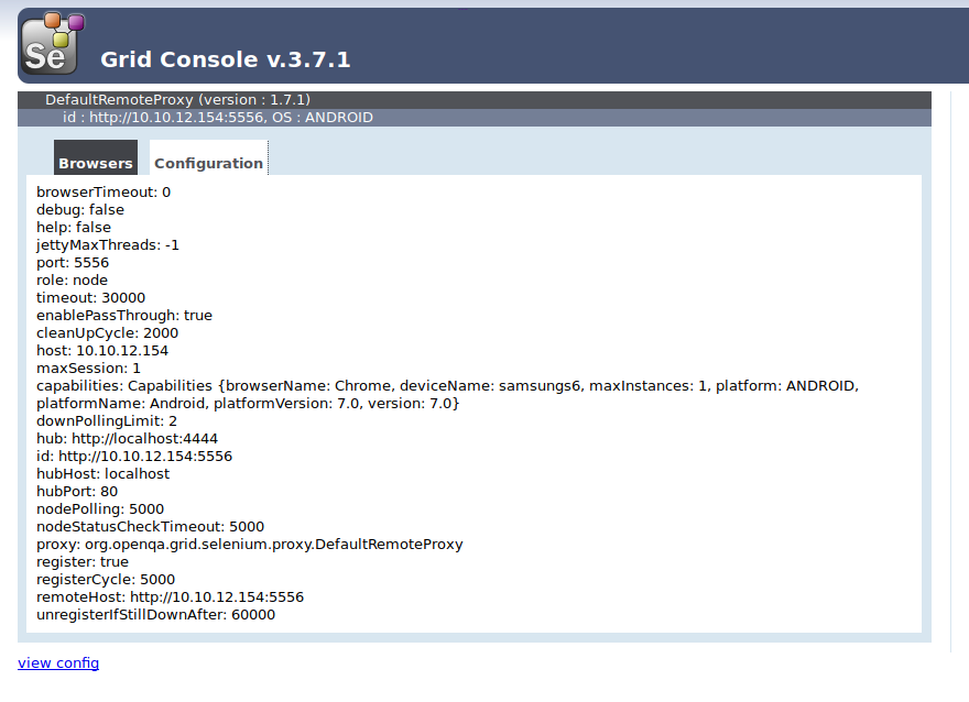 Appium Does Not Register Correctly With Selenium Grid 381 · Issue 9802 · Appiumappium · Github