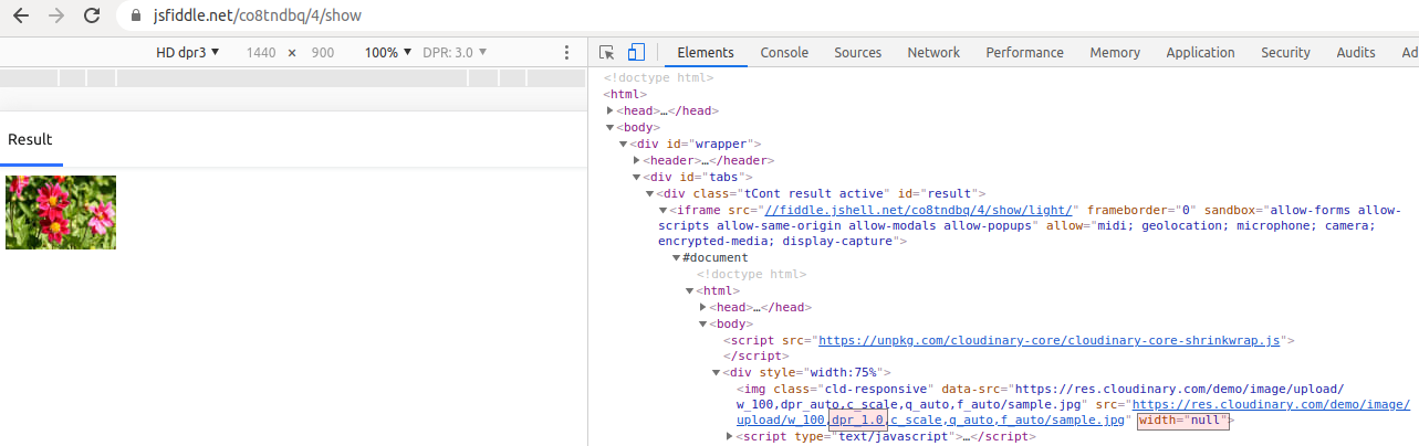 Responsive width 'null' on high DPR devices · Issue #217 · cloudinary/cloudinary_js · GitHub