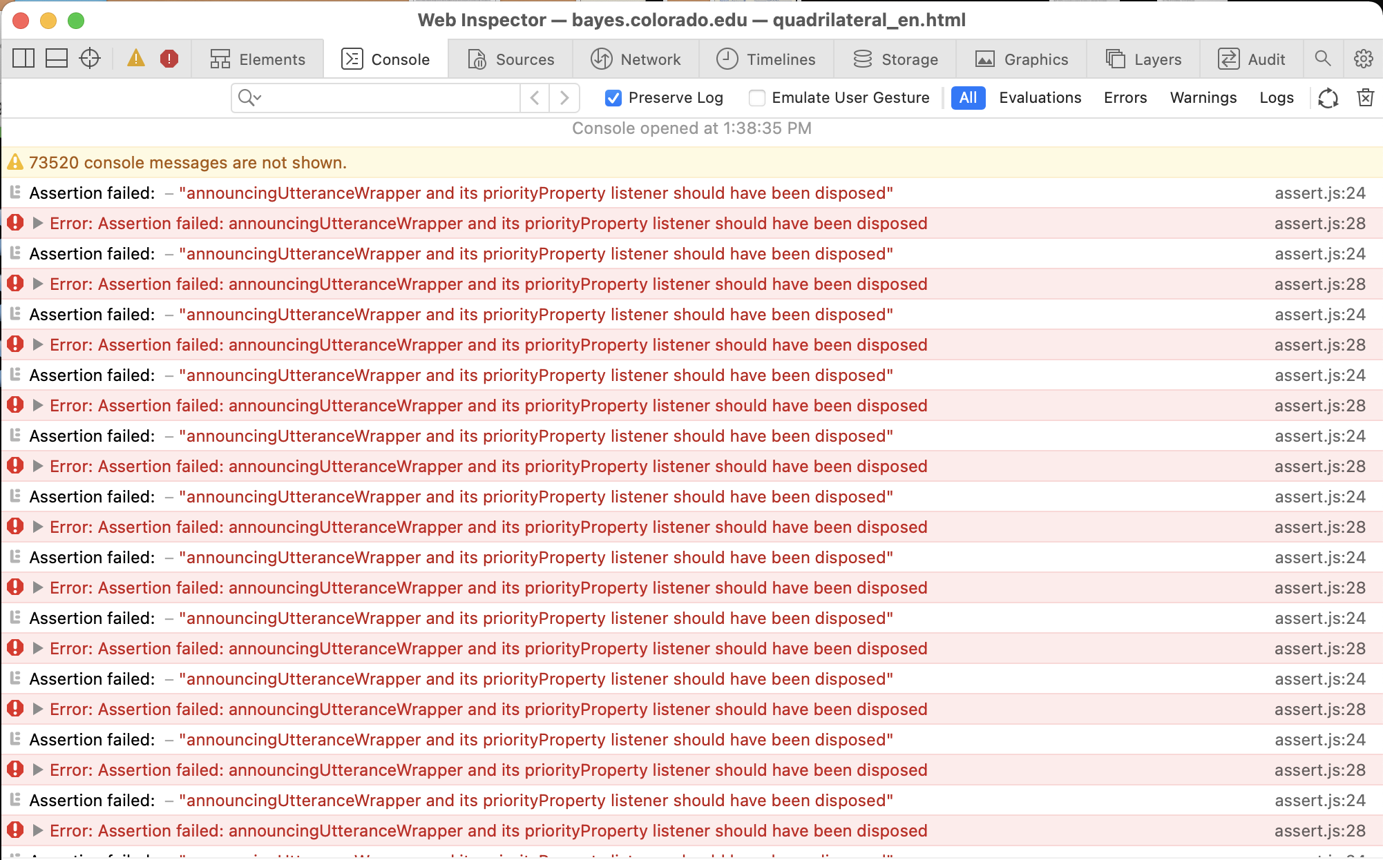 Sim is not responsive, or slow to respond and then crashes · Issue #242 · phetsims/quadrilateral ...