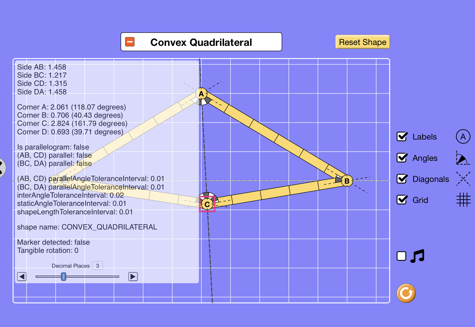 Inconsistencies with different tolerance intervals · Issue #250 · phetsims/quadrilateral · GitHub