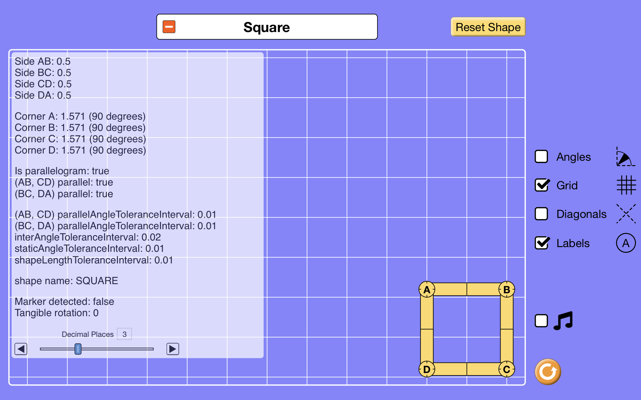 Inconsistencies with different tolerance intervals · Issue #250 · phetsims/quadrilateral · GitHub