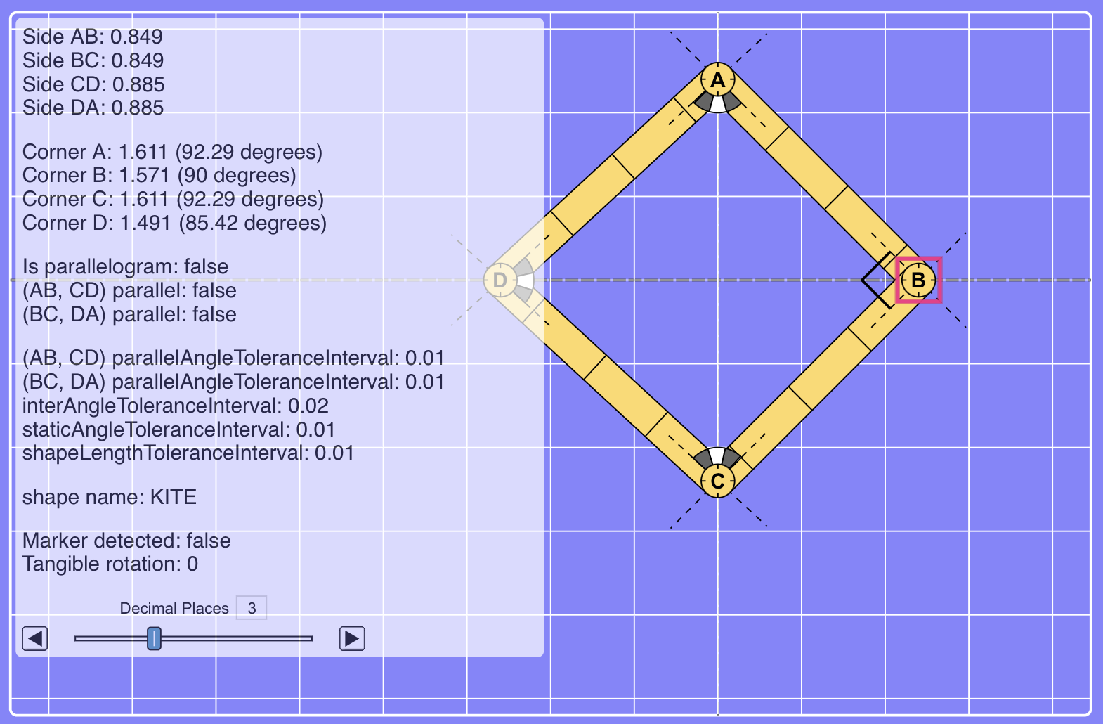Description and Visual using different tolerances · Issue #261 · phetsims/quadrilateral · GitHub