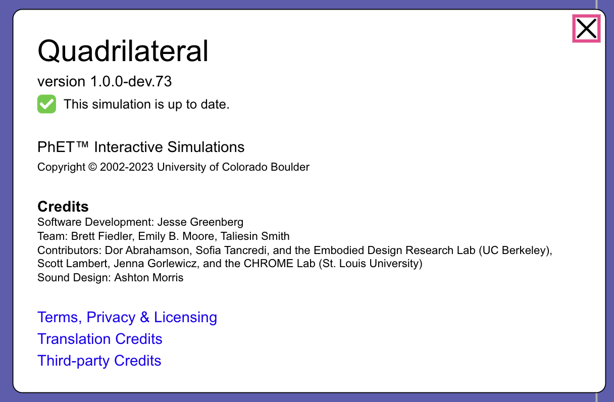How should we fill in credits for this sim? · Issue #316 · phetsims/quadrilateral · GitHub