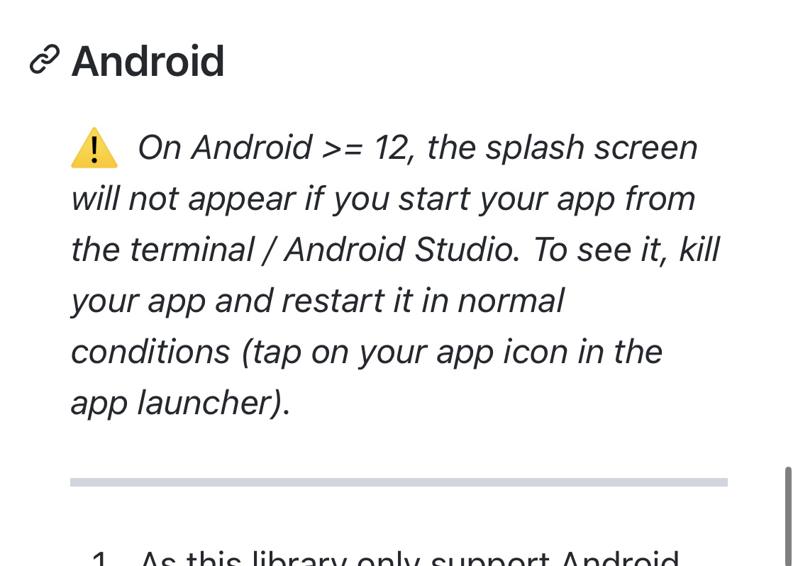 Not working on release builds in android 12+ · Issue #414 · zoontek/react-native-bootsplash · GitHub