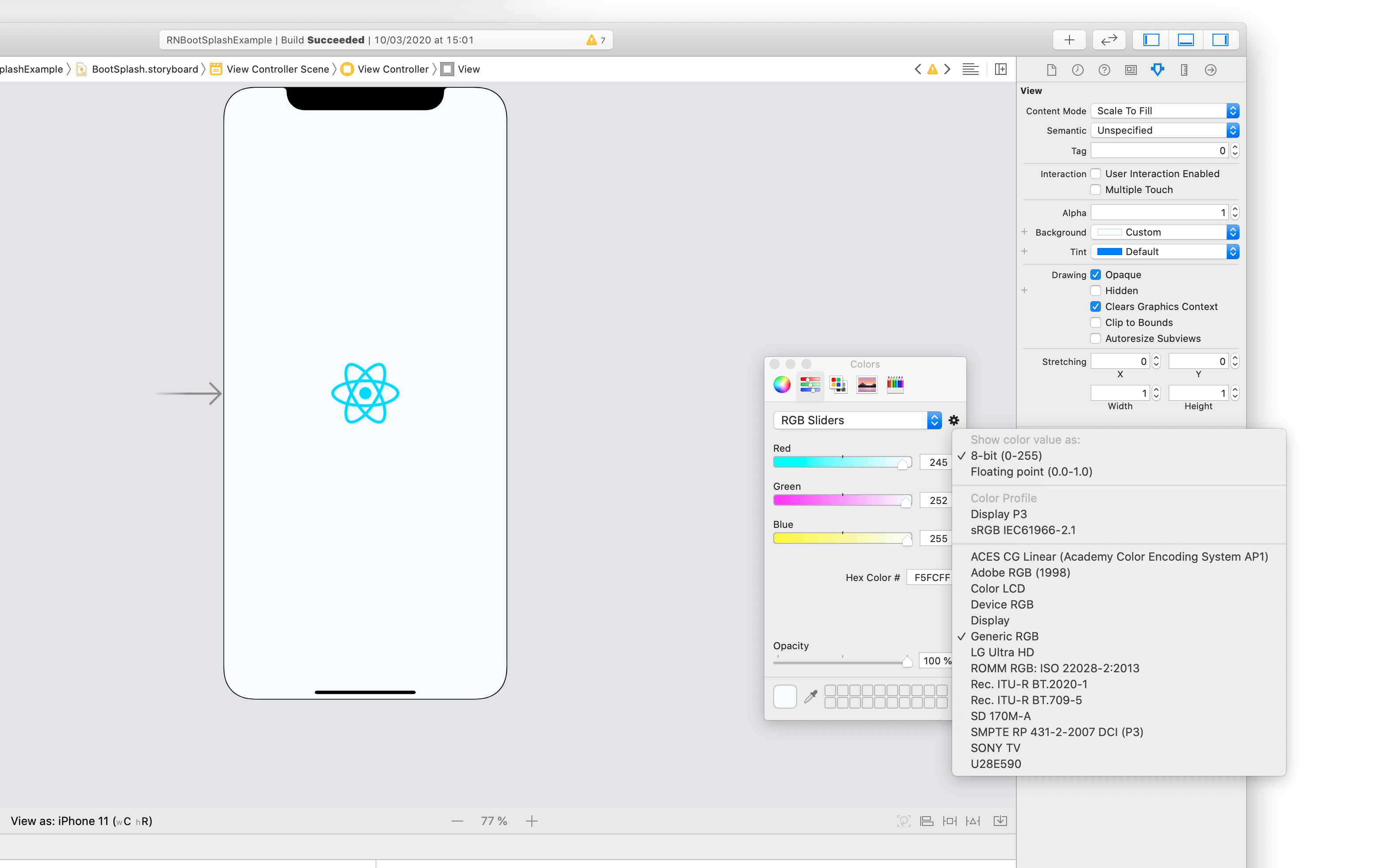 Matching View color with icon color · Issue #71 · zoontek/react-native-bootsplash · GitHub