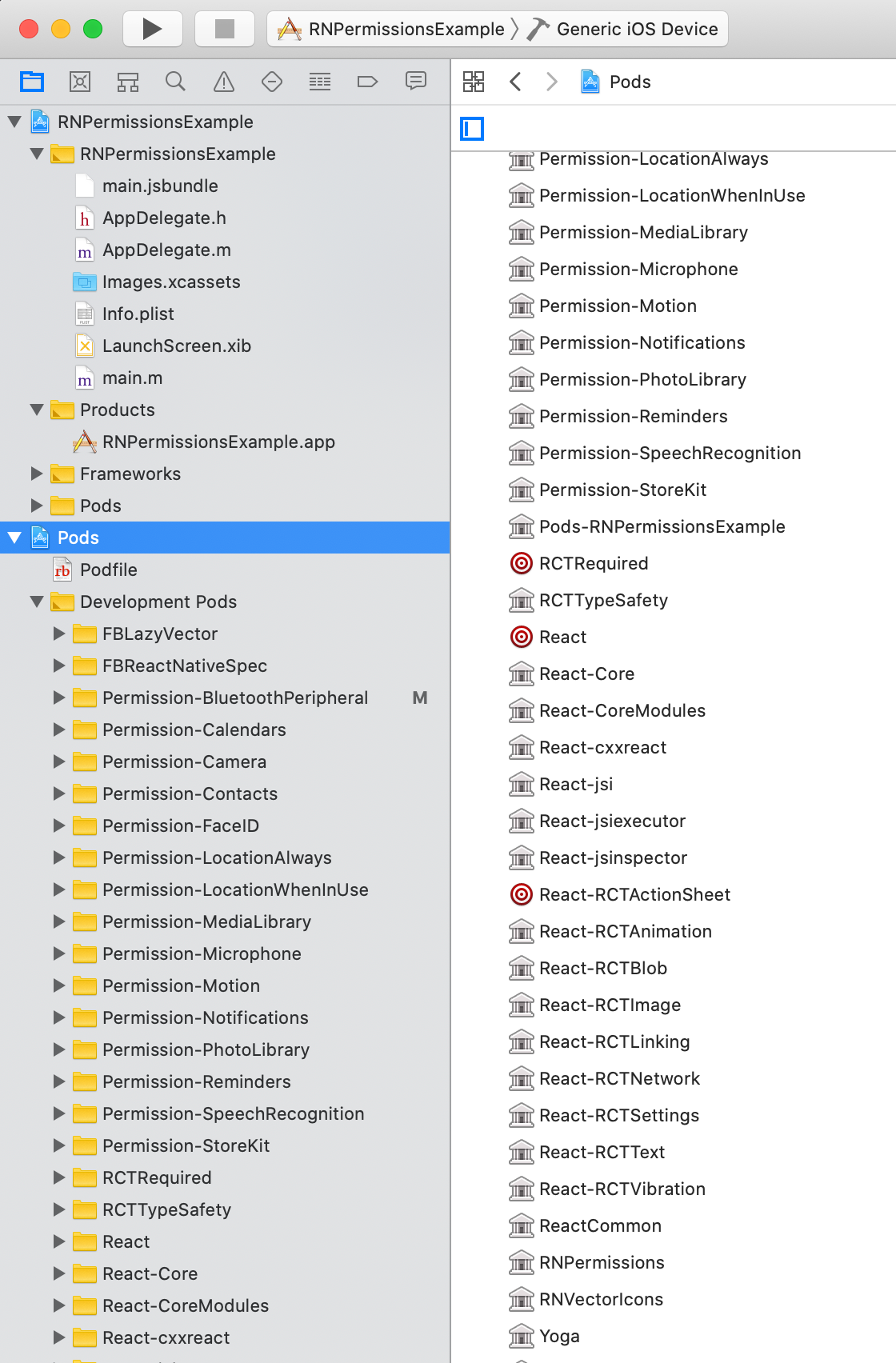 No permission handler detected error with use_frameworks! · Issue #469 · zoontek/react-native ...