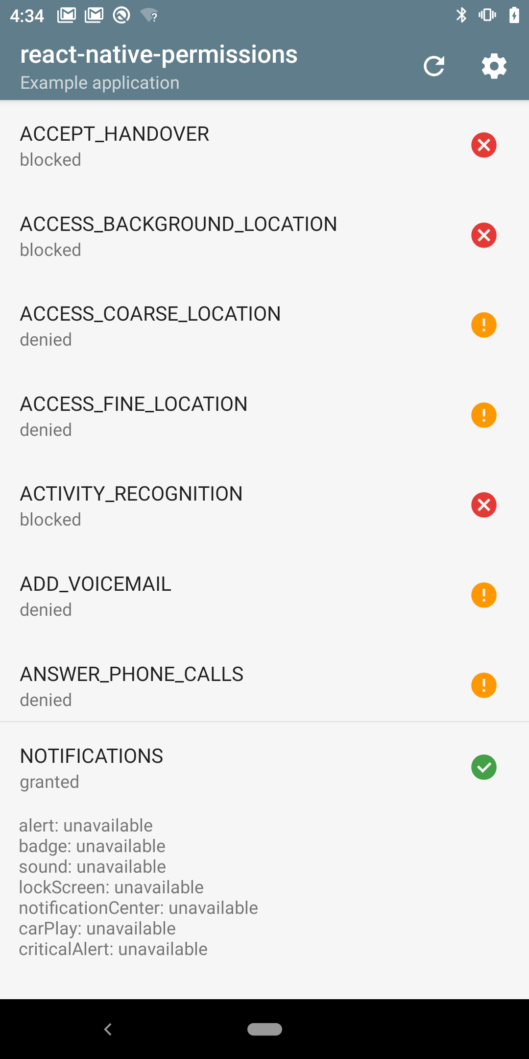 Android Never Ask Again Permission Returning Denied Instead Of Blocked · Issue 504 