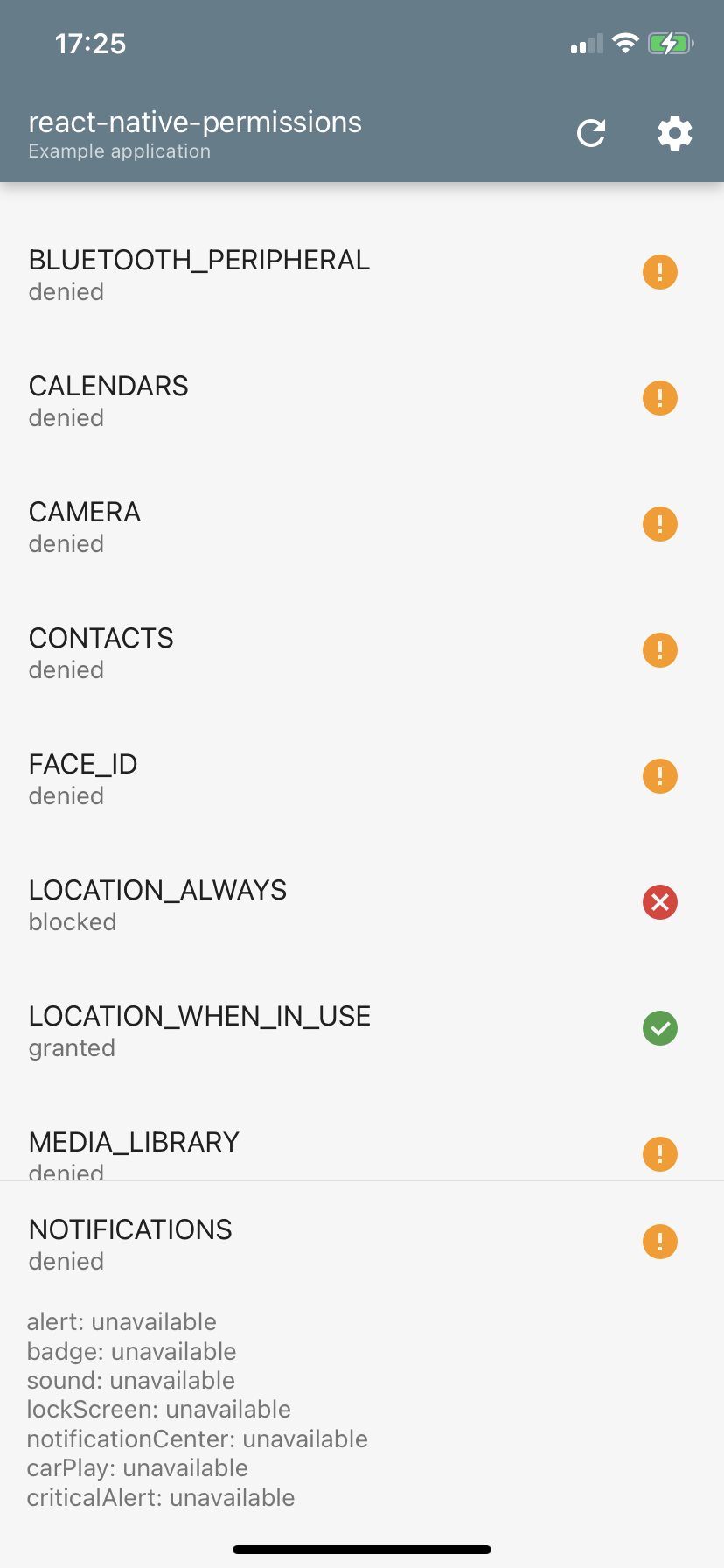 iOS 14: LOCATION_WHEN_IN_USE and LOCATION_ALWAYS not working · Issue #521 · zoontek/react-native ...