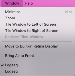 MacOS – window title should include graph name · Issue #8216 · logseq/logseq · GitHub