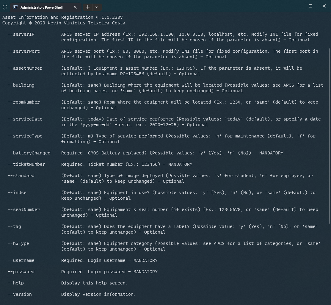GitHub - Kevin64/asset-information-and-registration