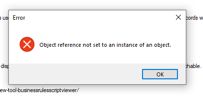 [BUG] · Issue #1246 · MscrmTools/XrmToolBox · GitHub