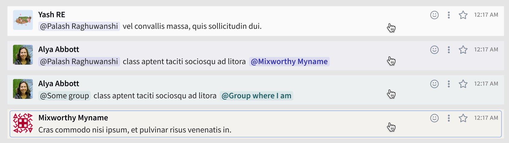 UI redesign: message highlights and UI · Issue #22059 · zulip/zulip · GitHub