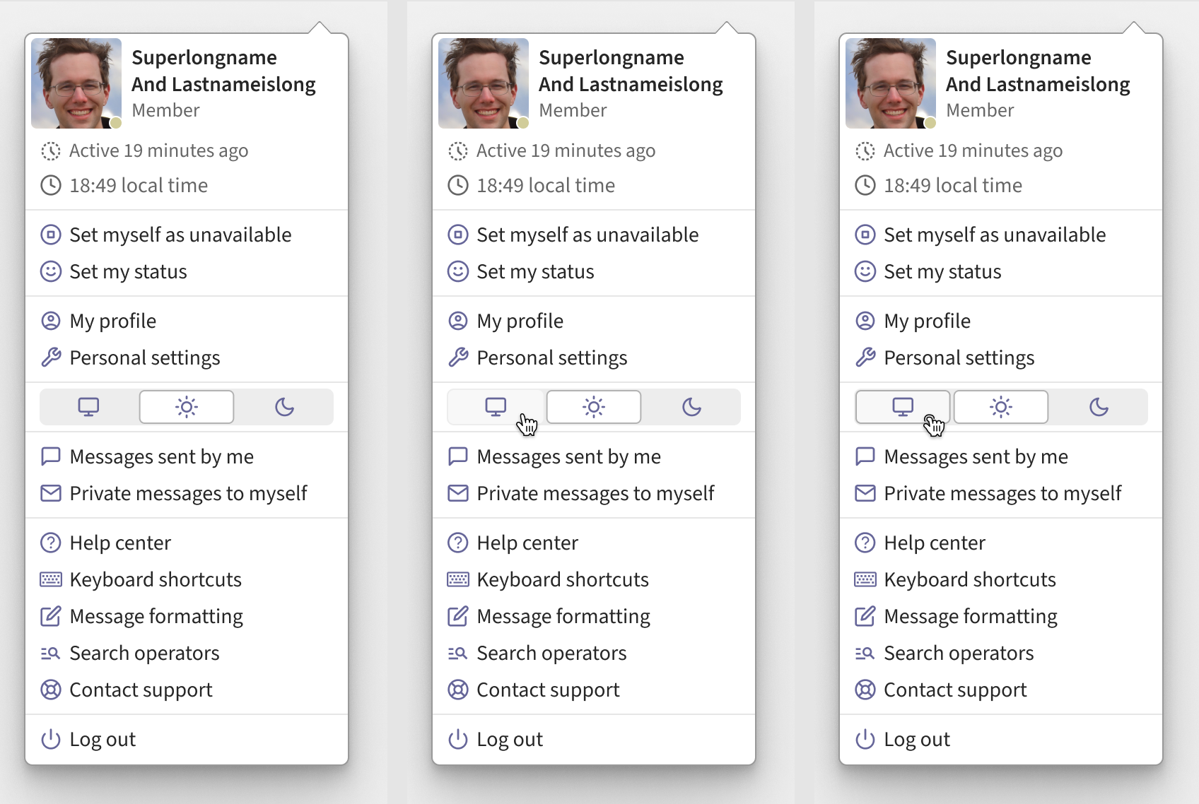 UI redesign: theme switch · Issue #22803 · zulip/zulip · GitHub