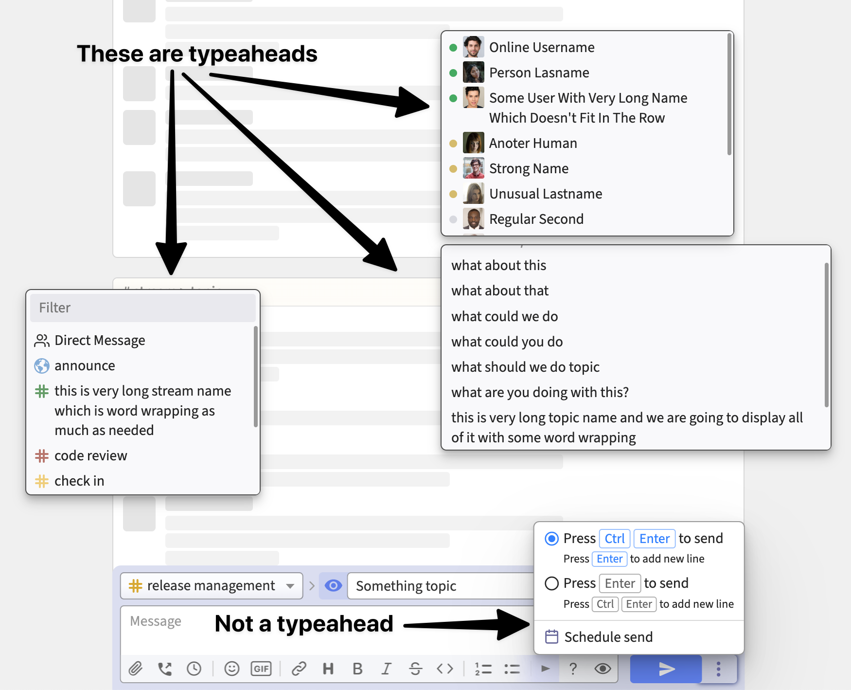 Ui Redesign Compose Box Typeahead Popovers For Autocomplete · Issue 25116 · Zulipzulip