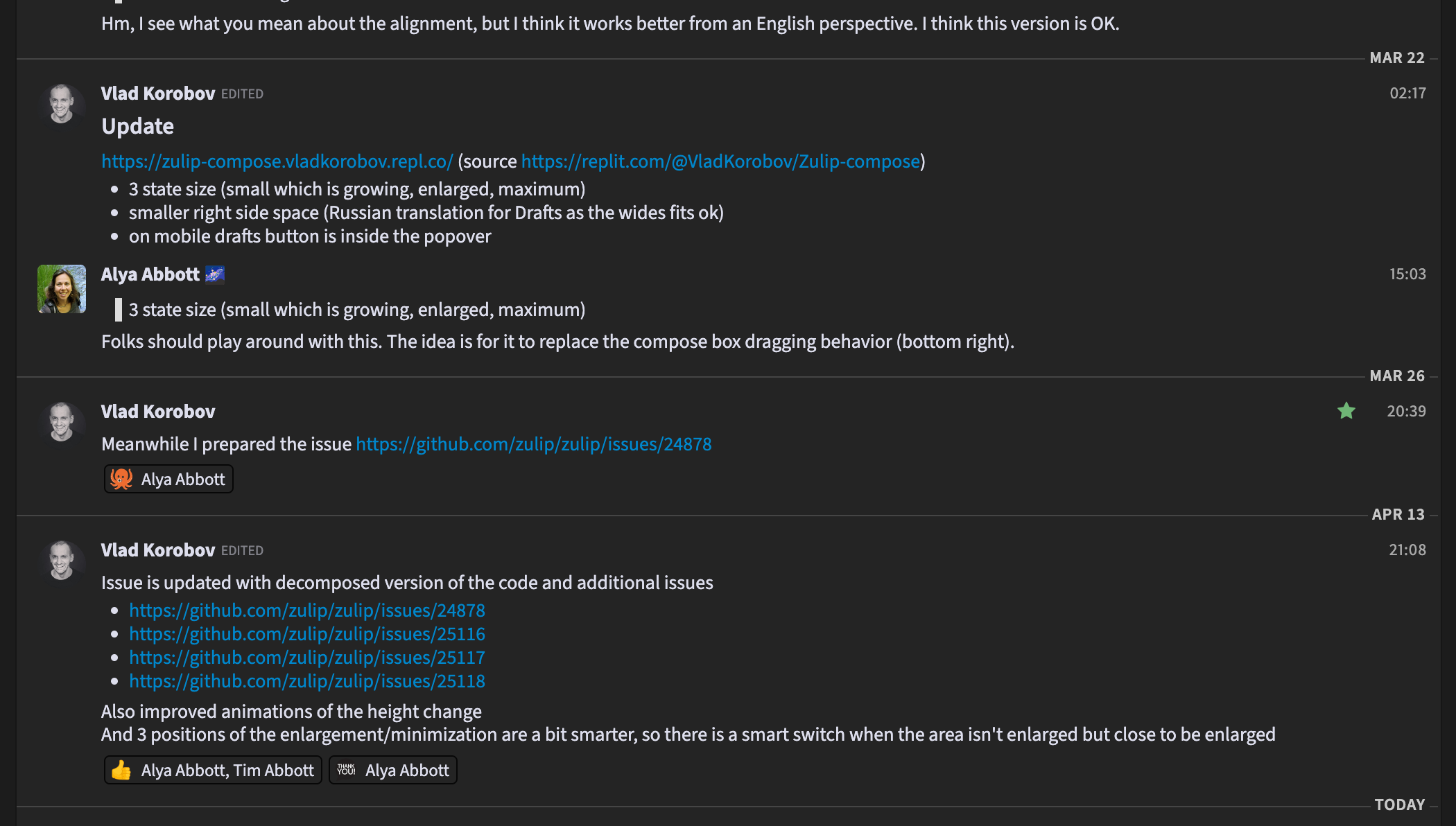 UI redesign: "background update" follow up · Issue #25247 · zulip/zulip · GitHub