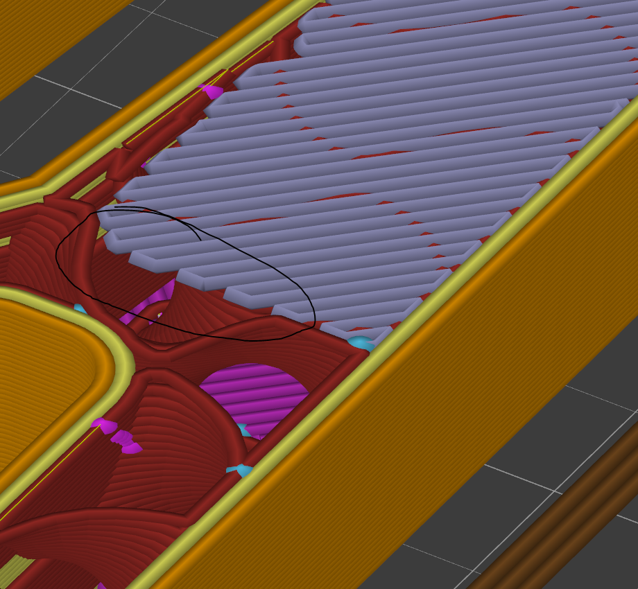 Internal bridge infill - extreme over extrusion and no apparent setting ...