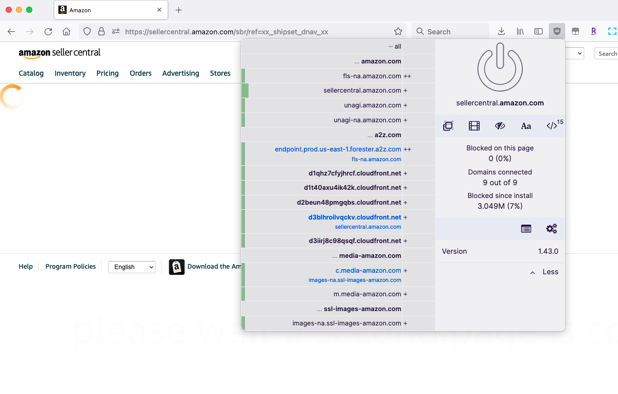 sellercentral.amazon.com: breakage · Issue #14316 · uBlockOrigin/uAssets · GitHub