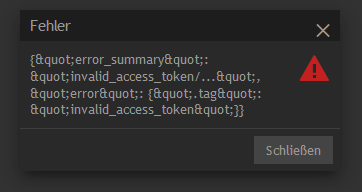 Plugin Dropbox2 failed suddenly · Issue #3060 · Studio-42/elFinder · GitHub