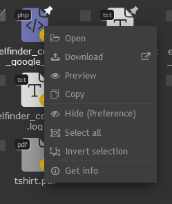 connector option "disable" > not all values working · Issue #3085 · Studio-42/elFinder · GitHub