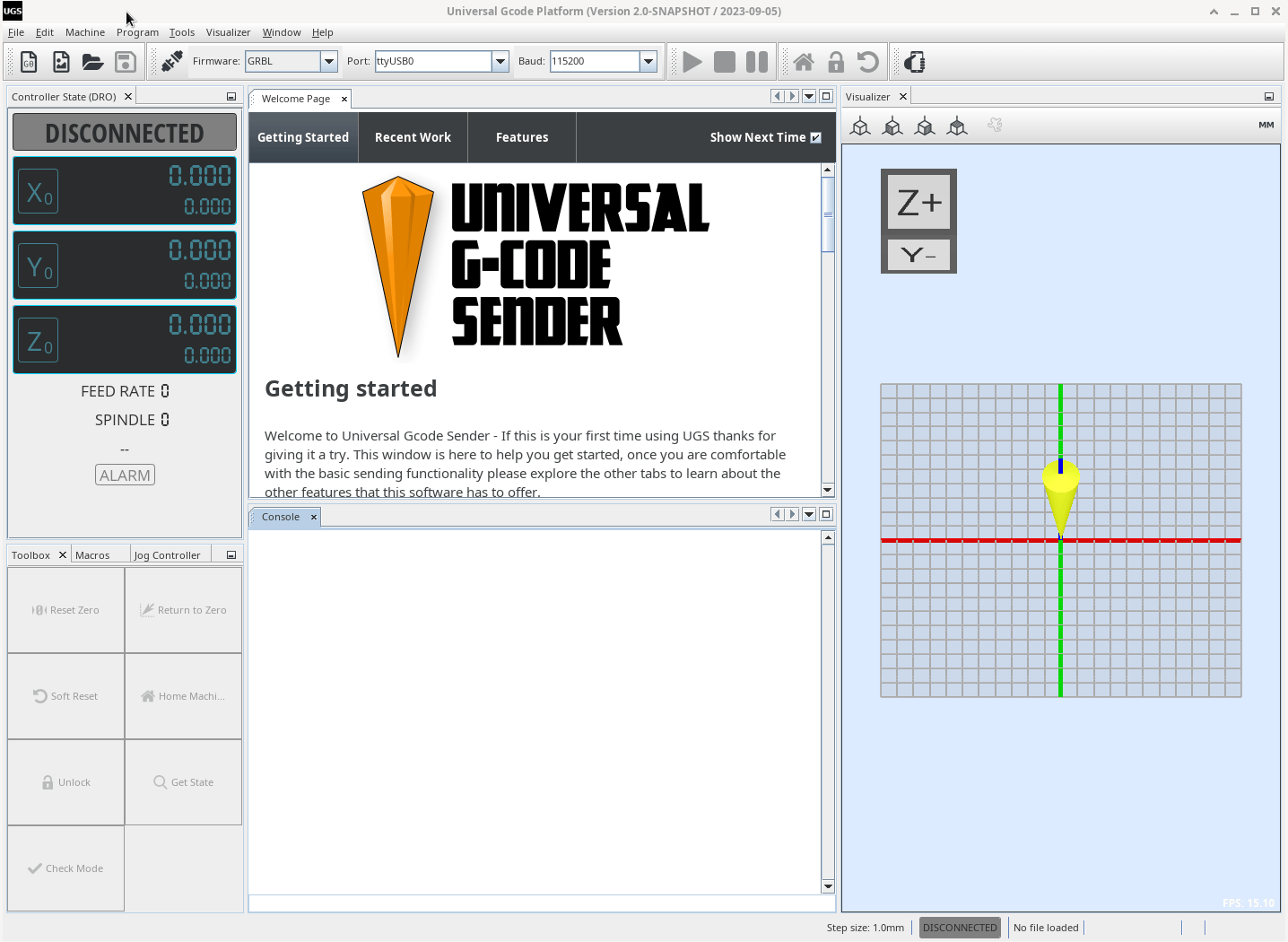 UGS connects to serial port, reads status, then disconnects · Issue #2309 · winder/Universal-G ...