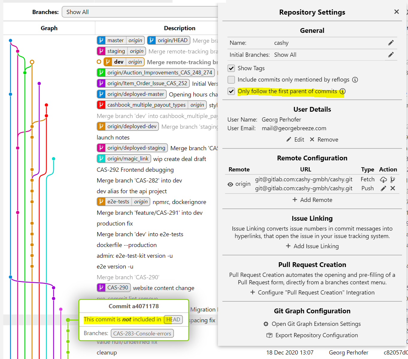 The graph is wrong · Issue #447 · mhutchie/vscode-git-graph · GitHub