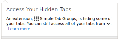 Constant "Access your hidden tabs" popups being displayed by FF · Issue #460 · Drive4ik/simple ...