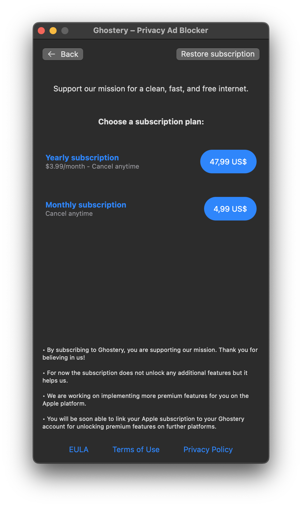 Safari: Update Native app with Become a Contributor copy · Issue #1021 · ghostery/ghostery ...