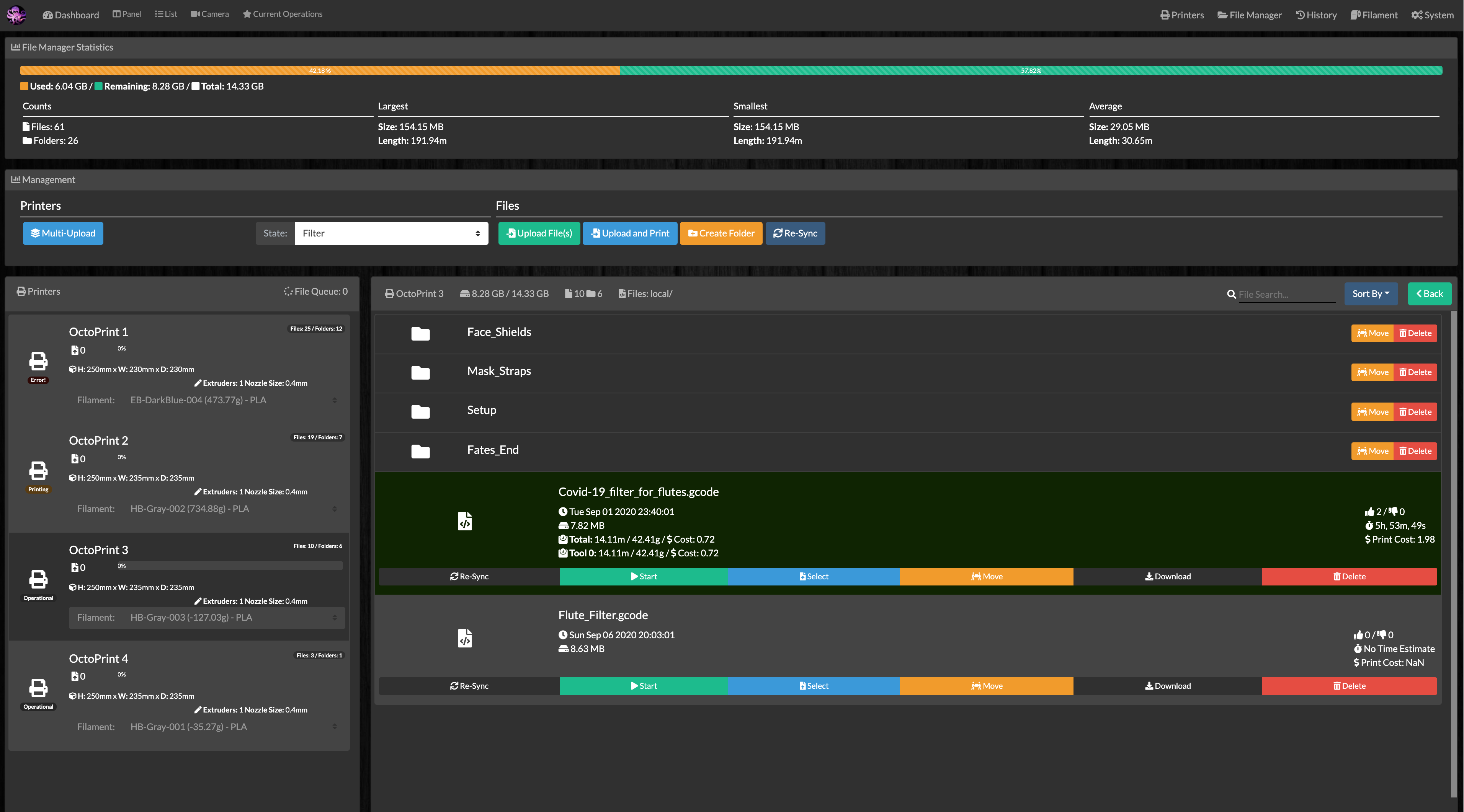 [BUG]: Cannot read property 'free' of undefined (fileManagerRunner.js) · Issue #108 · OctoFarm ...