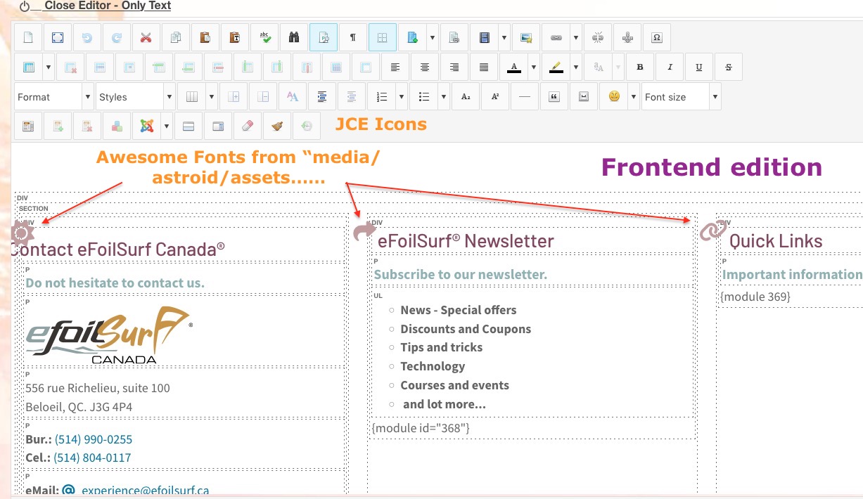 JCE icones + fontawesome with Astroid 2.6.3 · Issue #263 · templaza/astroid-framework · GitHub