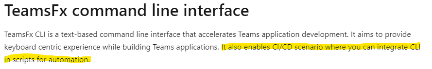 Allow The Teamsfx Cli Validate Command To Fail Cicd · Issue 4844 5087