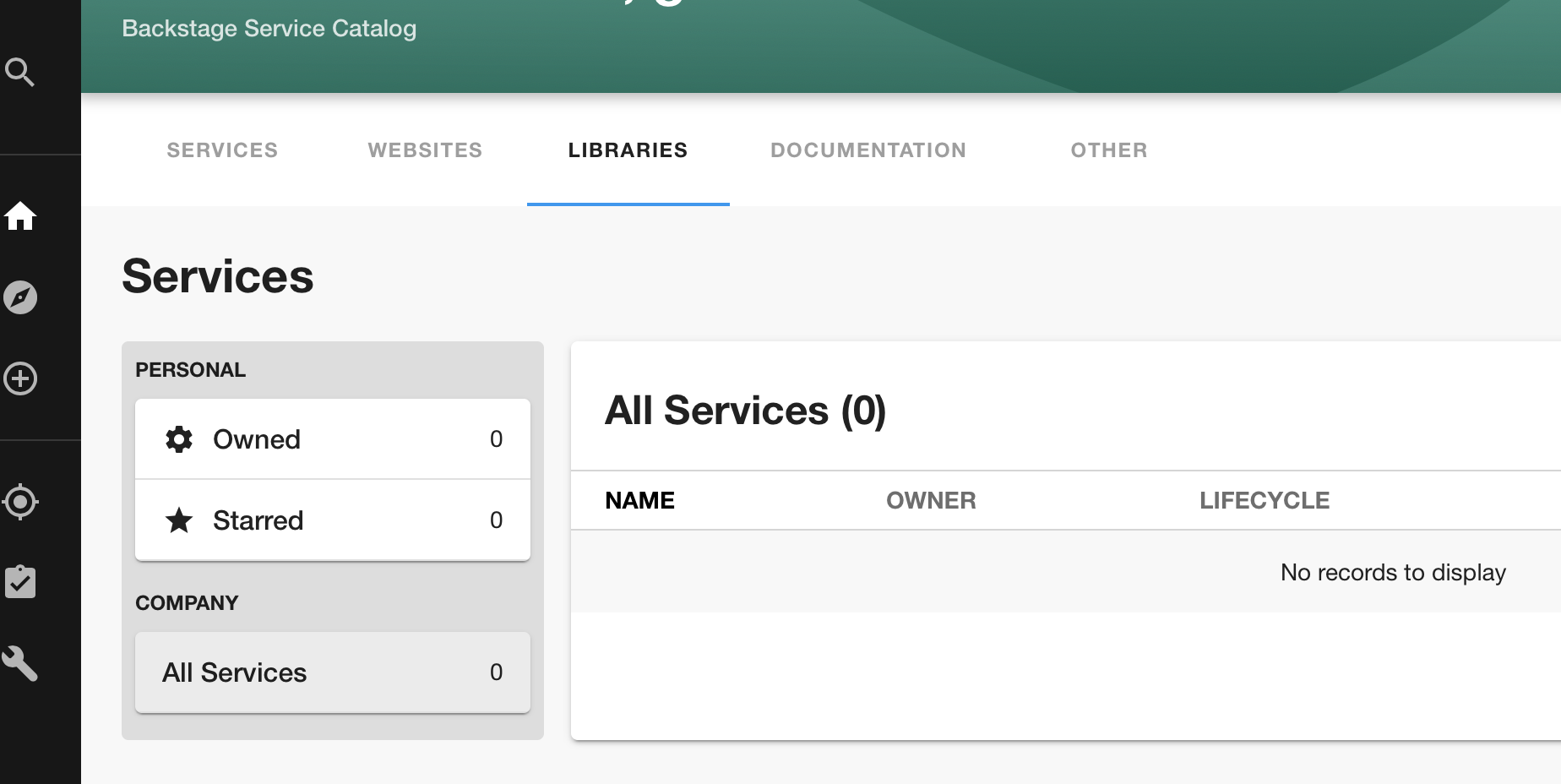 Library component missing in UI · Issue #1408 · backstage/backstage ...
