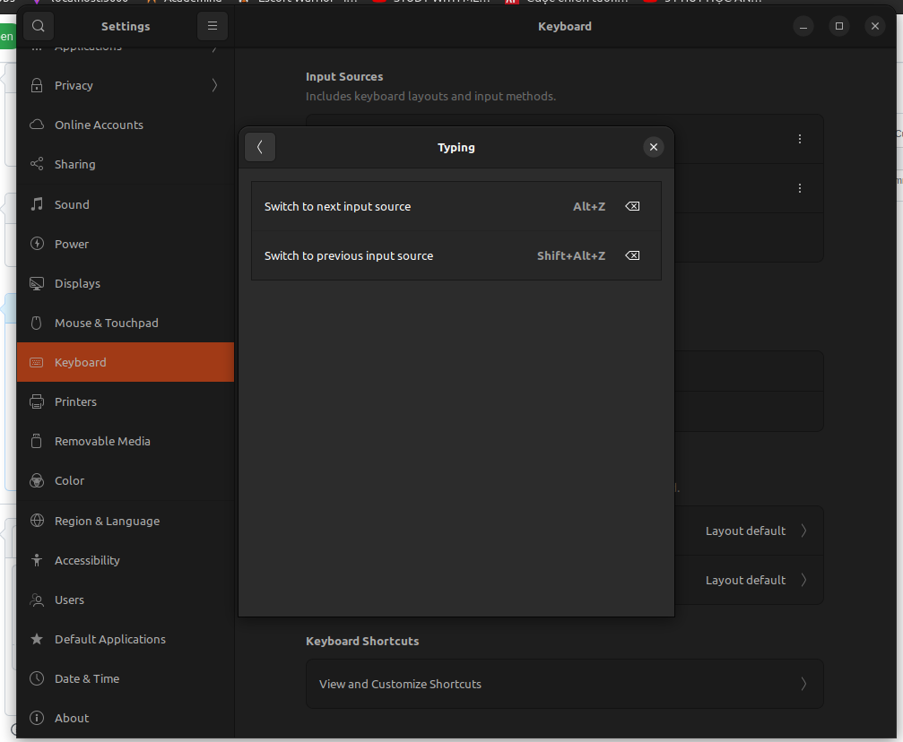 Không thể dùng phím tắt để chuyển đổi nhanh giữa 2 chế độ gõ · Issue #369 · BambooEngine/ibus ...