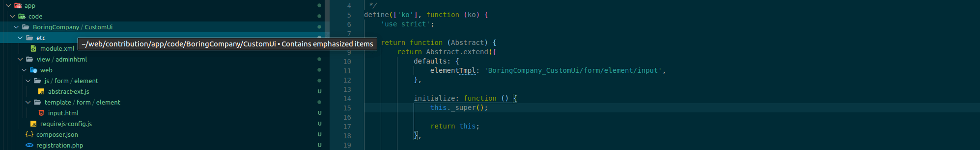 Not possible to override knockoutjs template located in base folder, from my module · Issue ...