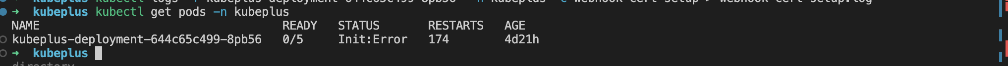 Kubeplus init is failing when webhook-cert-setup call the mutating webhook service · Issue #1122 ...