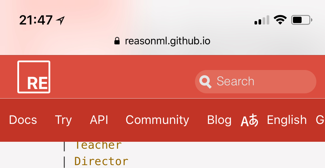 Mobile doc nav has a 1px seam · Issue #820 · facebook/docusaurus · GitHub