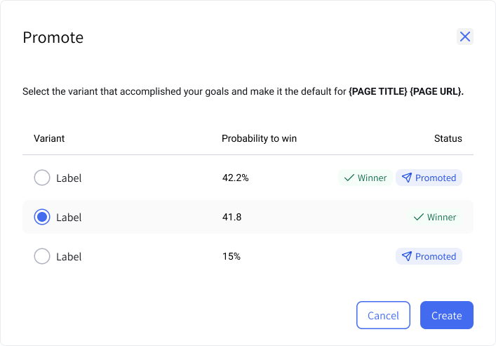 [UI] Promote winner · Issue #24500 · dotCMS/core · GitHub
