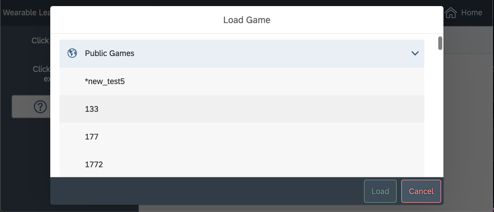 Game Editor : load game double scrolling bars on small screen · Issue #187 · wearable-learning ...