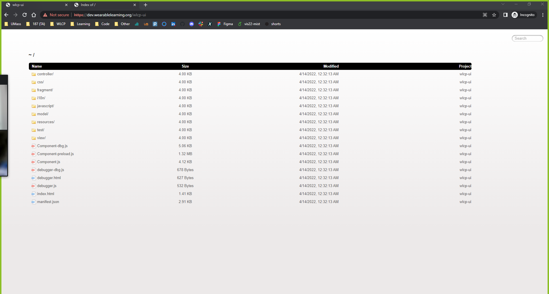 [BUG - WearableLearning Platform Directory Publicly Accessible] · Issue #248 · wearable-learning ...