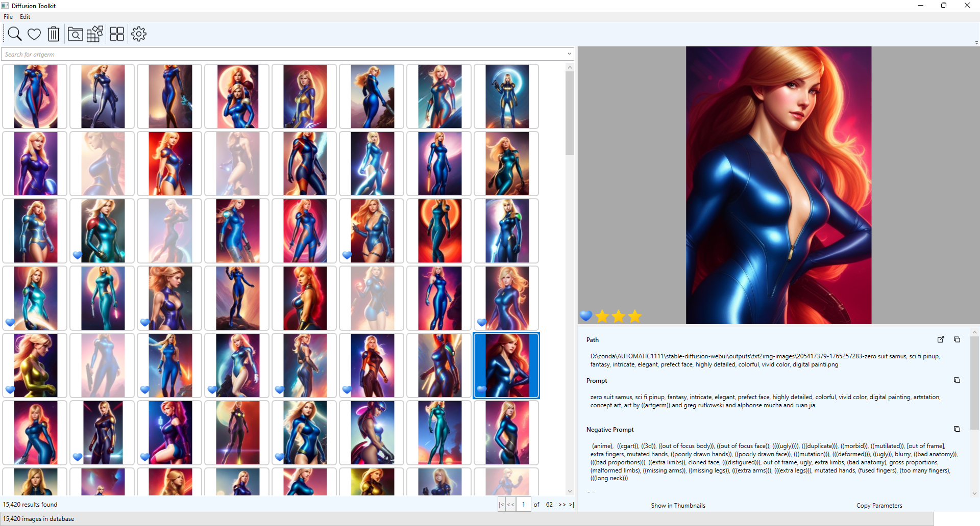 Marking images as a Favorite · Issue #10 · RupertAvery/DiffusionToolkit · GitHub