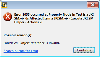 Error 1055 on Cancel while adding dynamic user event · Issue #66 · JKISoftware/JKI-State-Machine ...