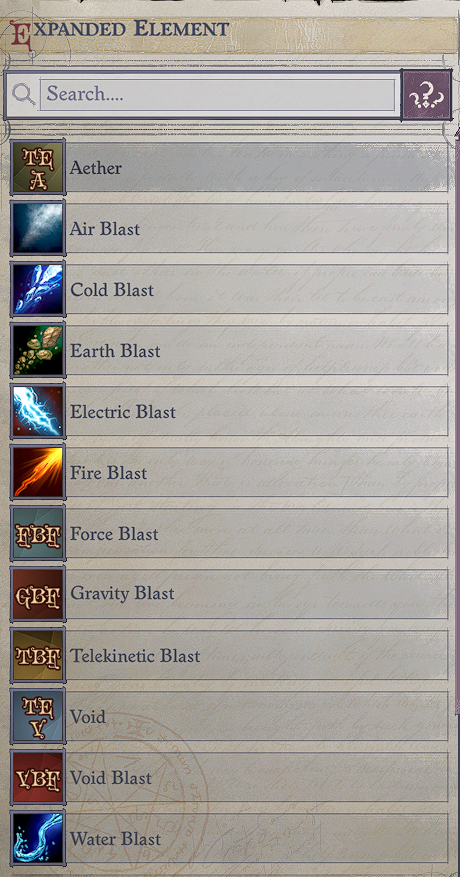 Expanded Elements feat breaks apart Expanded Elements kineticist ...