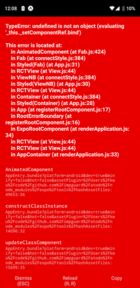 Fab: undefined error · Issue #2430 · GeekyAnts/NativeBase · GitHub