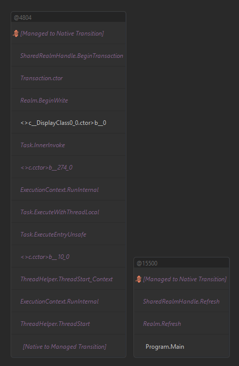 Deadlock On Calling Realm Refresh · Issue 1933 · Realm Realm Dotnet · Github